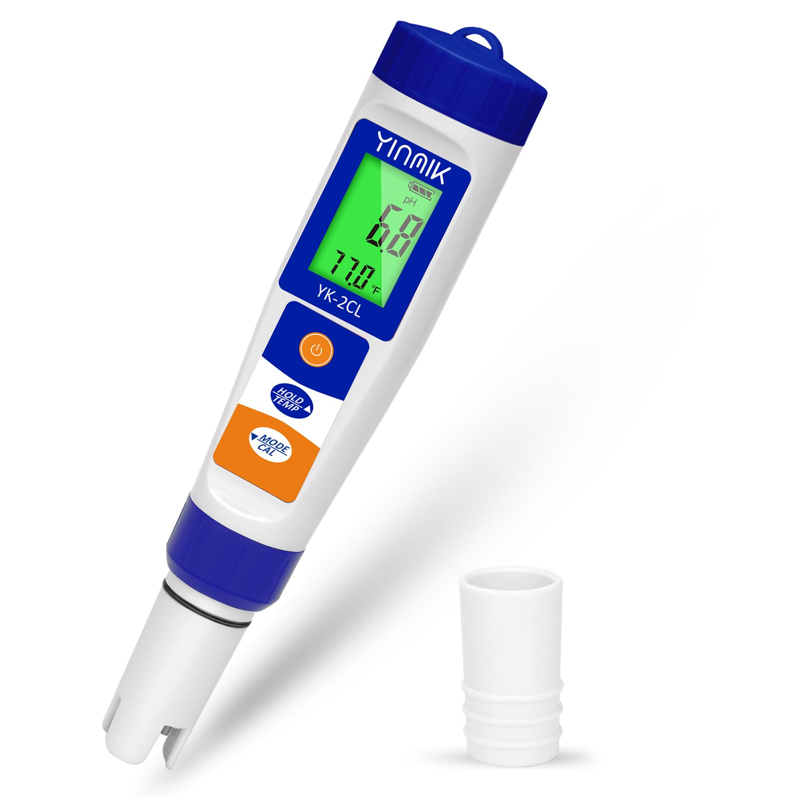 Chlorine Tester, YINMIK Pool pH Free Chlorine Meter, pH Salt Tester for ...