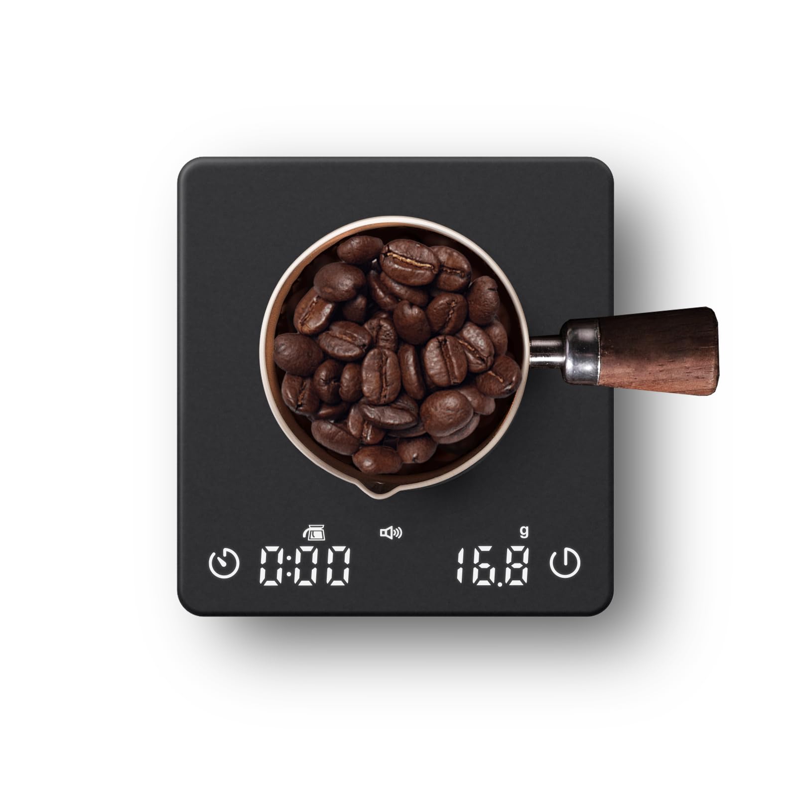 Mini Coffee Scale with Auto Timing, Rechargeable Espresso Scale with ...