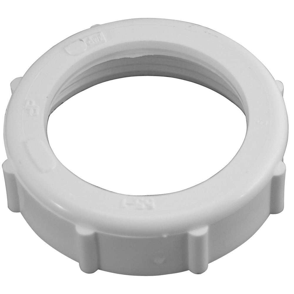 Plumb Pak PP209255 Slip Joint Nut, 1-1/2 in Od, PVC, 1-1/2", White ...