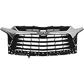 Amazon.com: RainMan S Front Bumper Grille Grills Black Replacement for ...