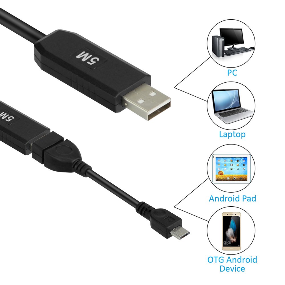 Mua USB Endoscope,Inspection Camera Borescope 3 in 1 HD 2 MP CMOS ...