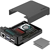 Amazon.com: Argon NEO 5 M.2 NVME PCIE Case for Raspberry Pi 5 | Aluminum case with Built-in Fan ...