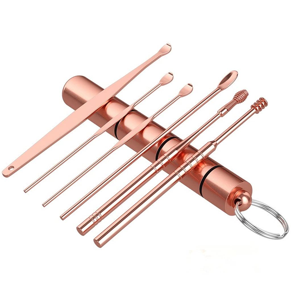 Mua 6 Pieces / Set Ear Fecal Pick-up Stainless Steel Helical Ear Fecal ...