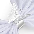 Amazon.com: 150PCS Butterfly Napkin Rings for Luxury Banquet Style ...