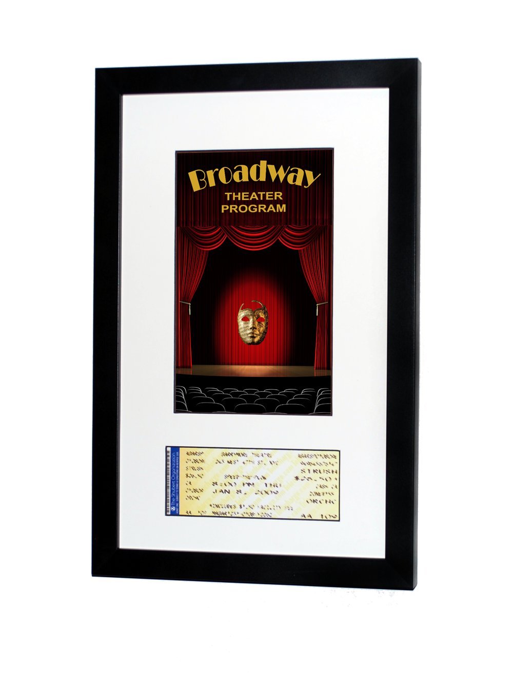 Mua Broadway Playbill Ticket Frame (Program - Ticket, Satin Black ...