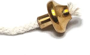 Amazon.com: Brass Tube Wick Holder & Wick - Set of 2 : Home & Kitchen