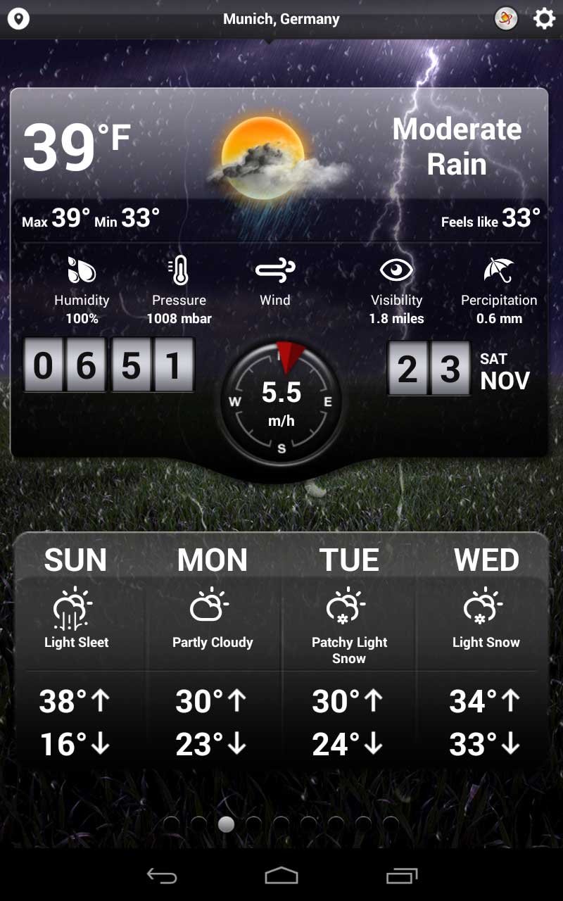 Weather+ HD Free:Amazon.co.uk:Appstore for Android