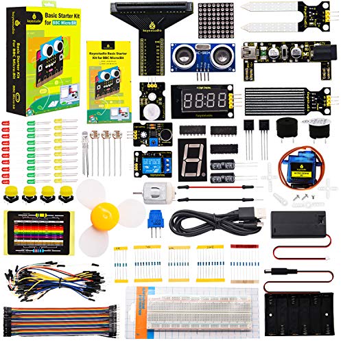 KEYESTUDIO Basic Starter Kit for Microbit V2.2 V1.5 (Not Included), with 35 Projects Tutorial ...