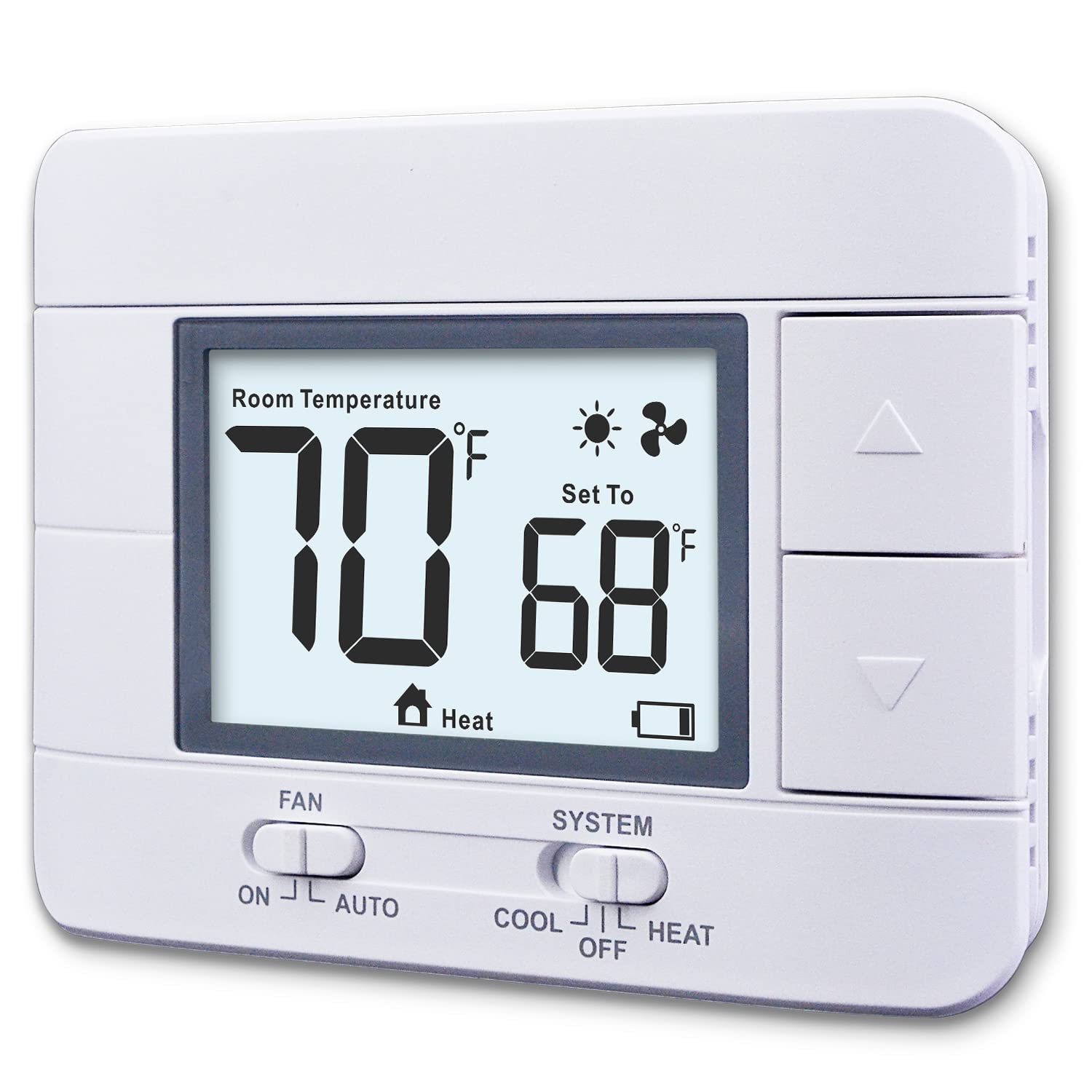 Mua Aowel Non Programmable Thermostat for Home 1 Heat/ 1 Cool Single ...