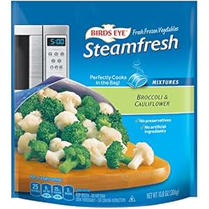 Birds Eye Steamfresh Broccoli and Cauliflower Mixed Frozen Vegetables ...