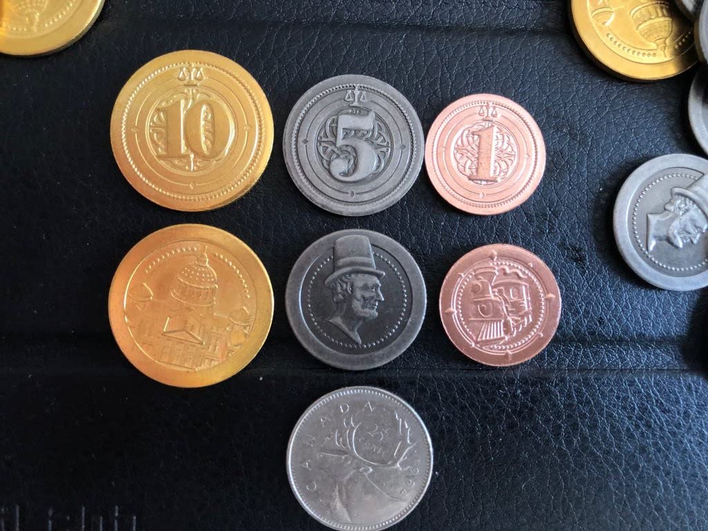 Mua 50 Metal Coin Board Game Upgrade Set (Industrial Coins) 50 Metal ...