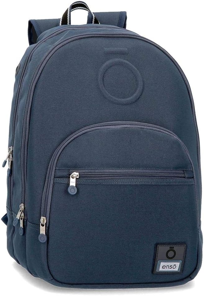 Enso Basic Double compartment Backpack Adaptable to trolley Blue ...