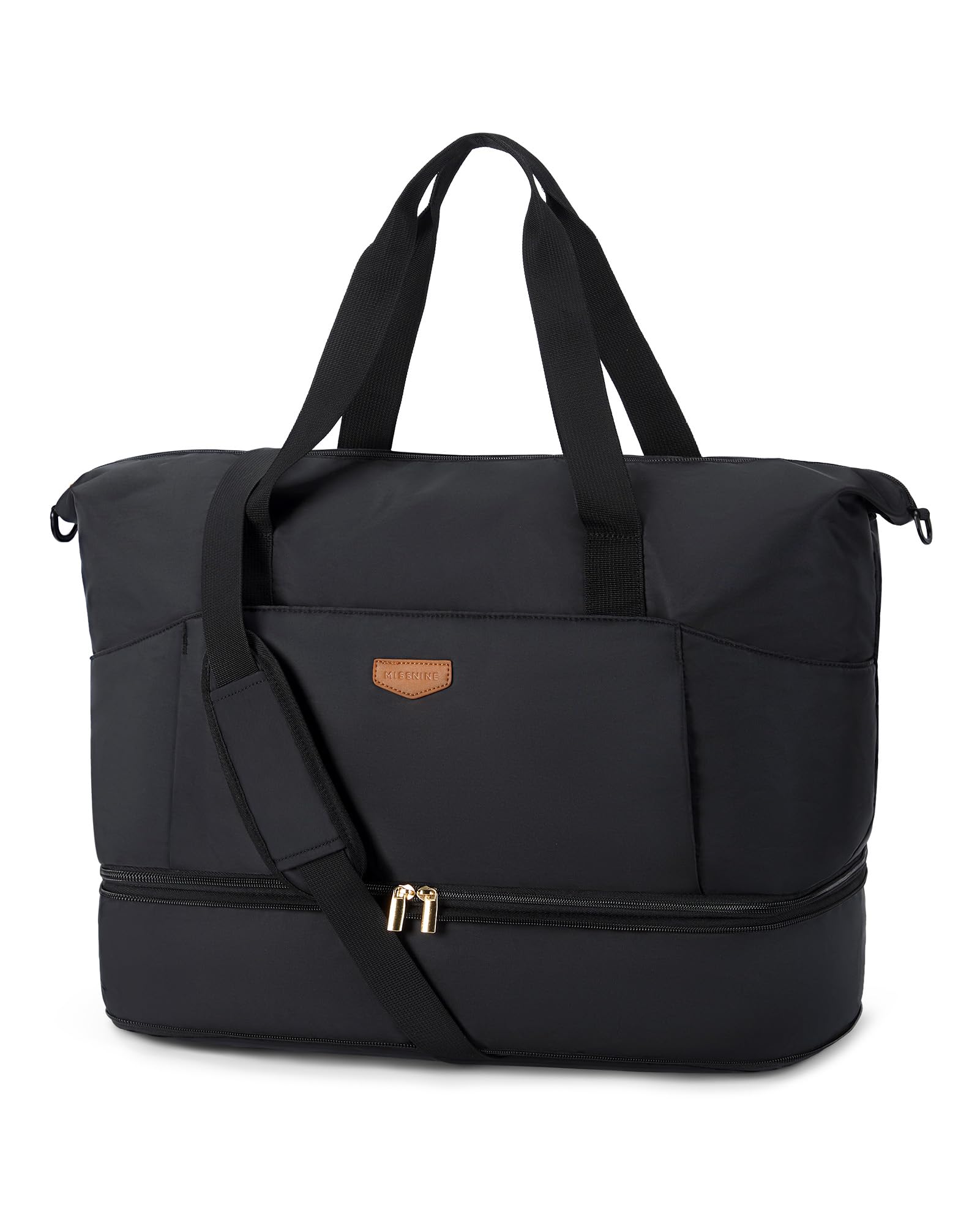 Missnine Expandable Weekender Bag for Women,Travel Duffel Bag 50L Carry ...