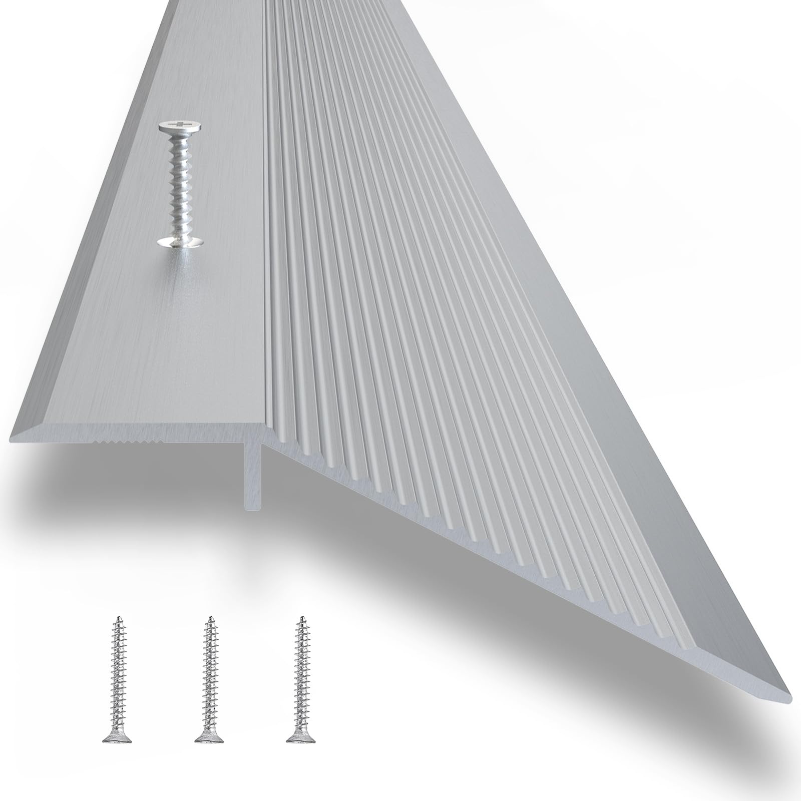 Aluminum Floor Transition Strip - Threshold Ramps for Doorways, 36 Inch ...