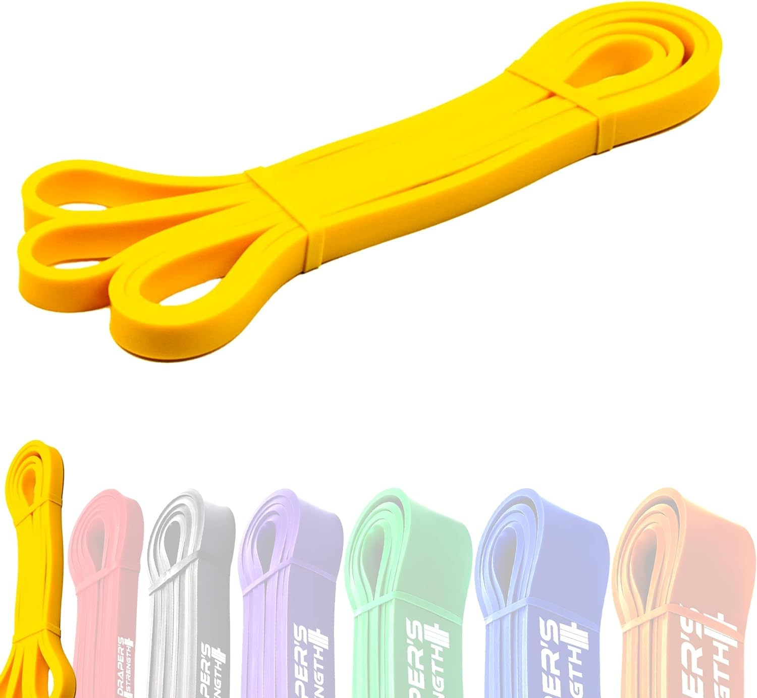 Mua Heavy Duty Rounded Edge Resistance Stretch Loop Bands for ...