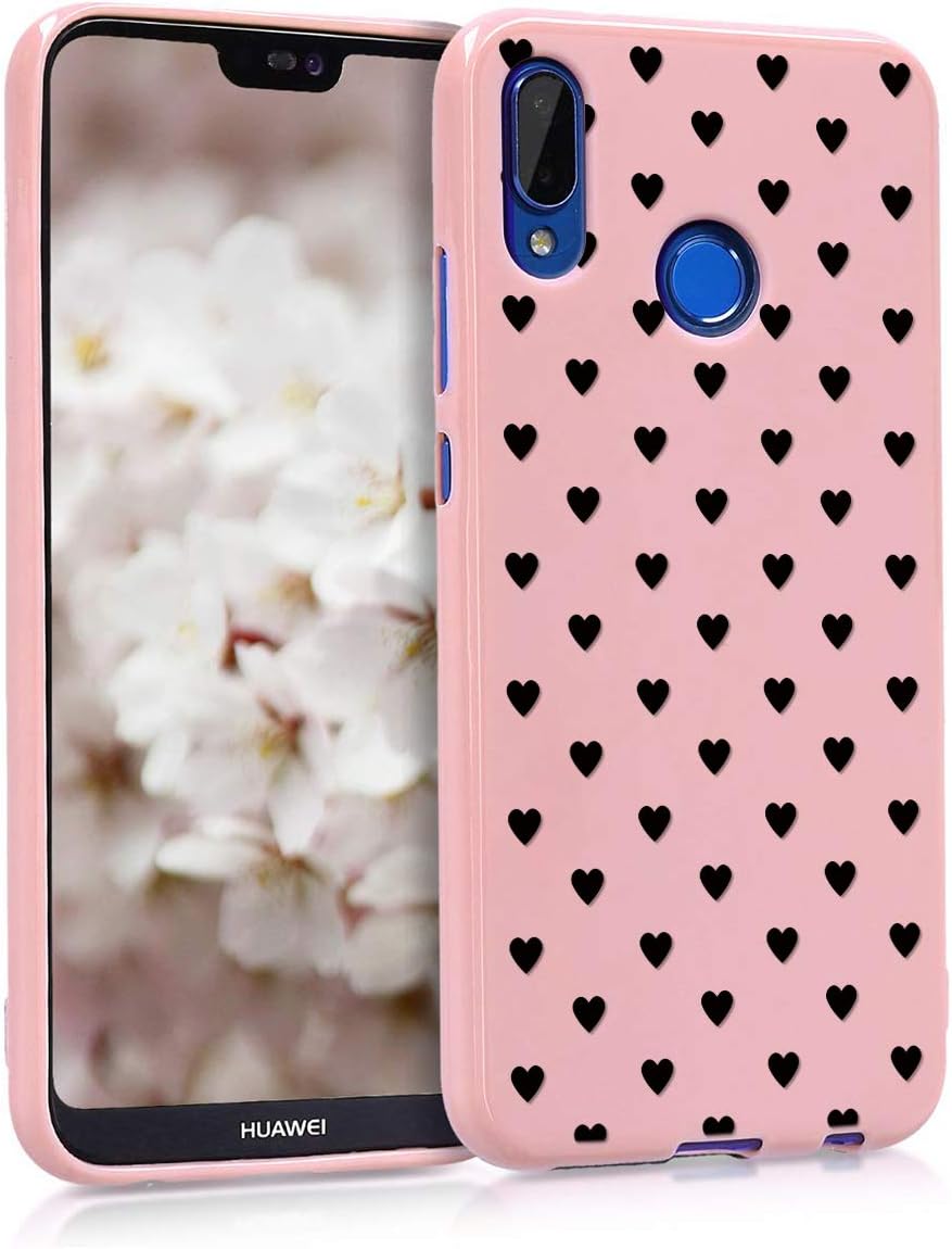ZhuoFan Huawei P20 Lite Case, Phone Cases Pink Liquid Silicone with ...