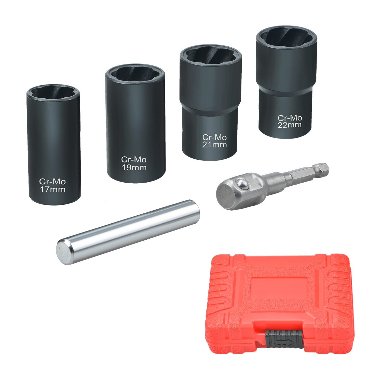 Prokomon Cr-Mo Steel Wheel Lock Removal Kit; Metric Twist Socket Set; 6 ...