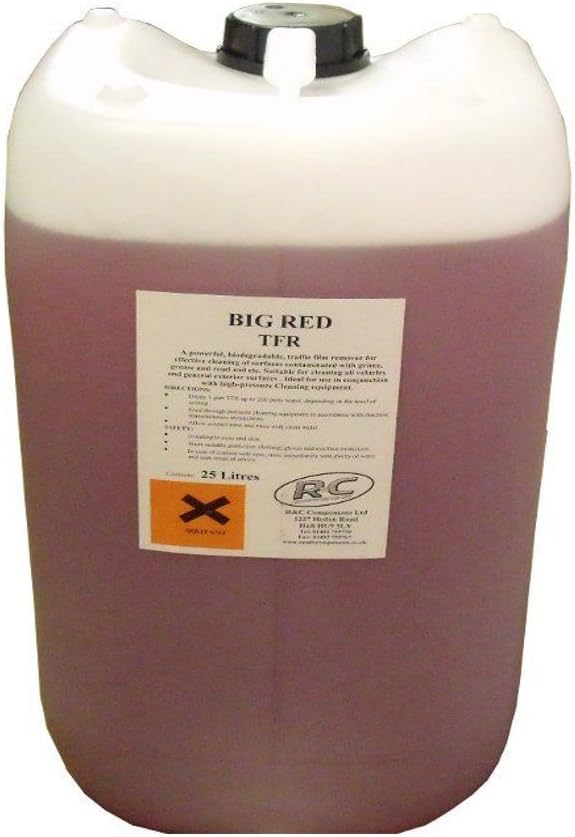 25LTR BIG RED Heavy Duty TFR (Traffic film Remover) For Valeting ...