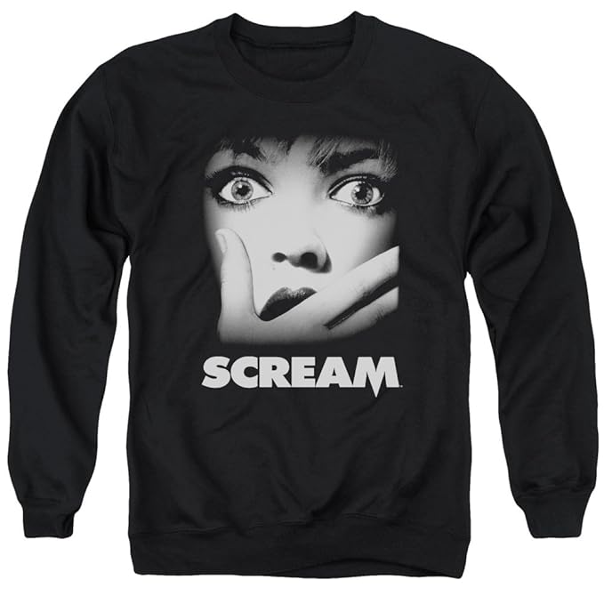 Buy Scream Poster Unisex Adult Crewneck Sweatshirt for Men and Women ...