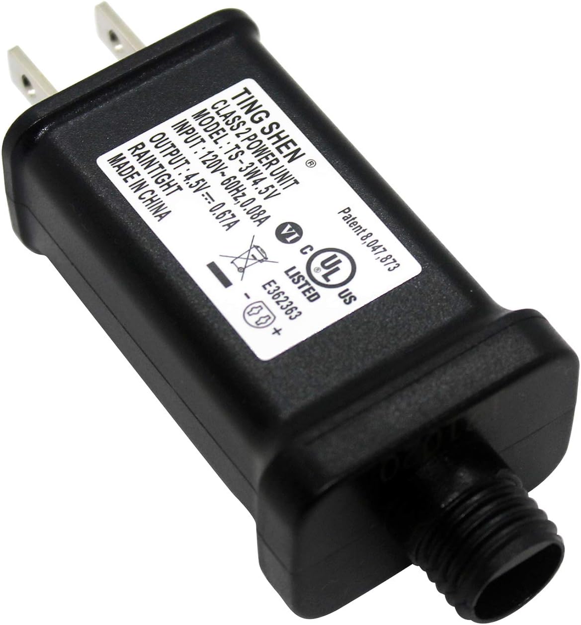 4.5V 3W LED Power Supply, TS-4.5V3W Class 2 Power Unit LED Transformer ...