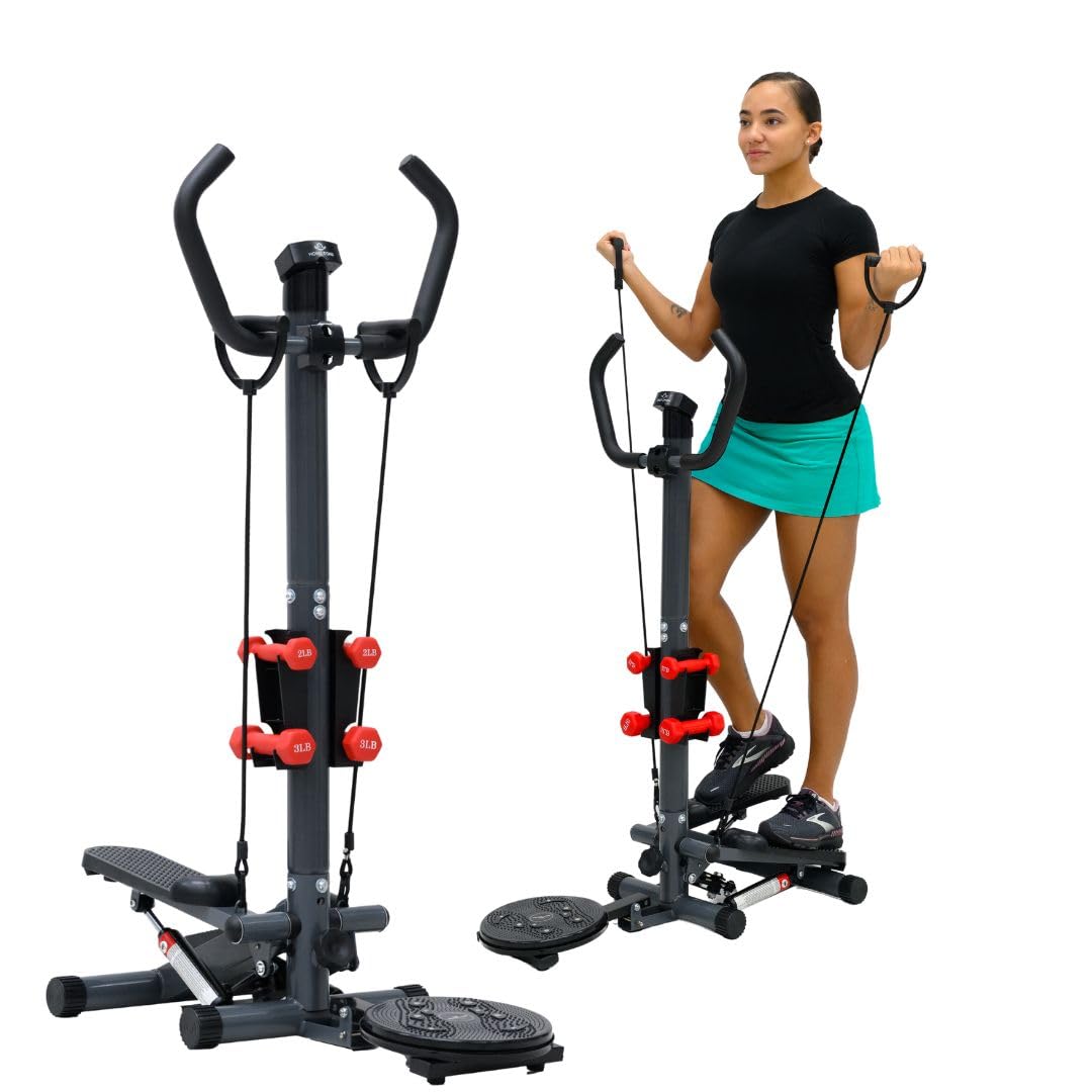 Multi-Function Mini Stepper 300+ lb capacity - Exercise Stepper Machine ...