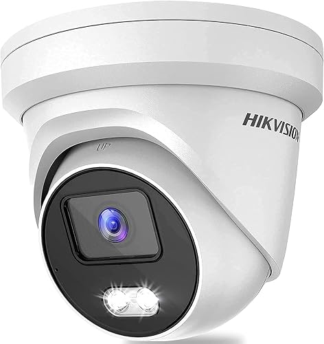 IP Camera Turret Compatible DS-2CD2347G2-LU 2.8mm Lens 4MP Color-Vu ...