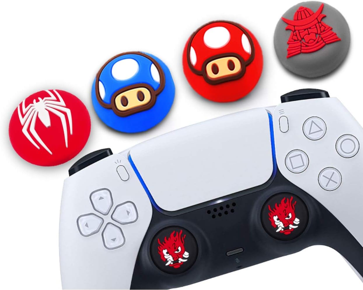 PlayStation 5 Controller Thumb Stick Grips Caps Cover, Analog ...