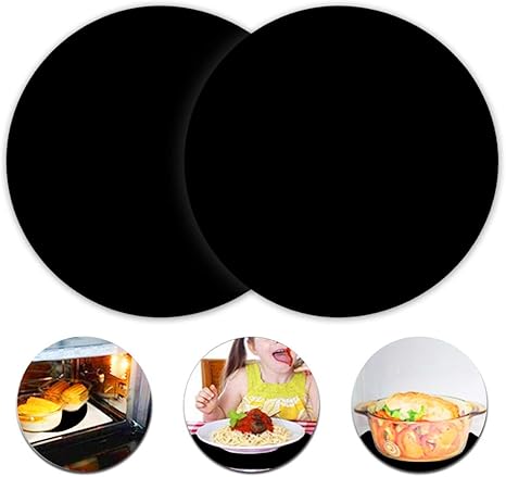 Amazon.com: 2 Pack Multi-Purpose Silicone Microwave Mat, 12 Inch Non ...
