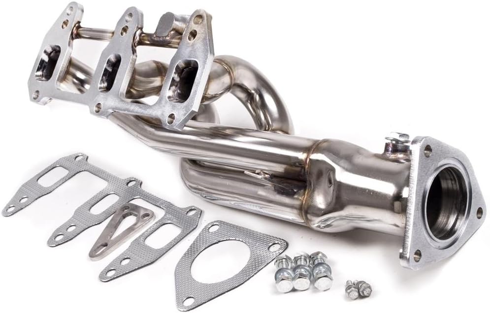 Colector de escape de acero inoxidable raza: Amazon.es: Coche y moto