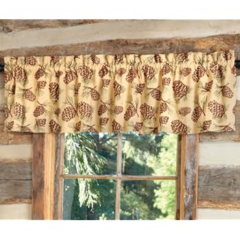 Amazon.com: Primitive Home Decors Pine Bluff Pine Cone Embroidered ...