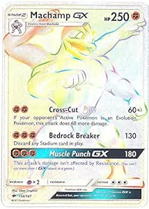 Amazon.com: Pokemon Machamp-GX - 154/147 - Secret Rare - Sun & Moon ...
