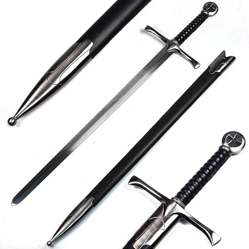 Ace Martial Arts Supply Medieval Knight Arming Sword with Scabbard in ...