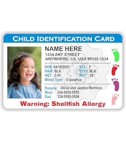 Driver's License Custom Kids Drivers License - Personalized Photo ID ...