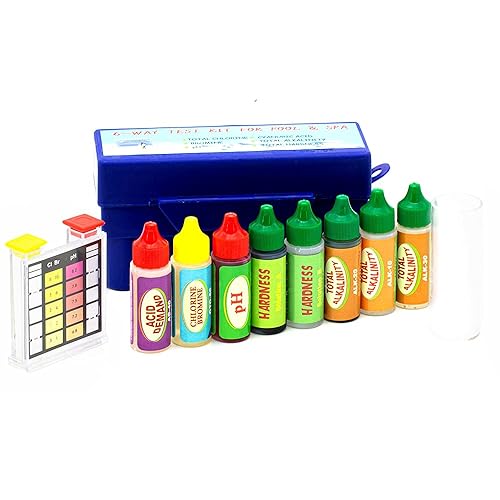 WWD POOL Swimming Pool Spa Water Chemical Test Kit for Chlorine ...