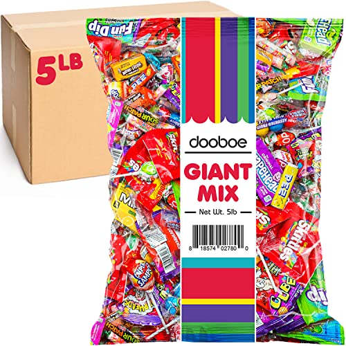Candy Assortment - Pinata Candy Mix - 5 LB - Individually Wrapped Candy ...
