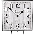 Amazon.com: Waytham White Wall Clock | Ultra Quiet Quartz Mechanism ...