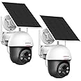 Amazon.com : DEKCO Security Cameras Wireless Outdoor, Solar Powered ...