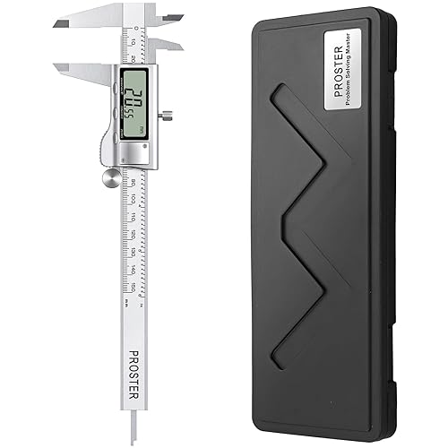 Proster 150mm 6inch Digital Vernier Caliper Stainless Steel Electronic ...