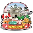 Amazon.com: Vancouver British Columbia Canada Fridge Magnet Wooden ...