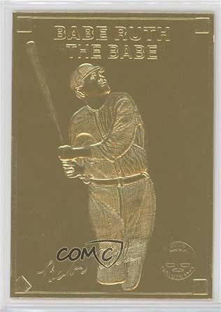Amazon.com: Babe Ruth (Baseball Card) 1996-98 Gold Performance 22k ...