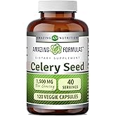 Amazon.com: Zazzee USDA Organic Celery Seed 20:1 Extract, 6000 mg ...