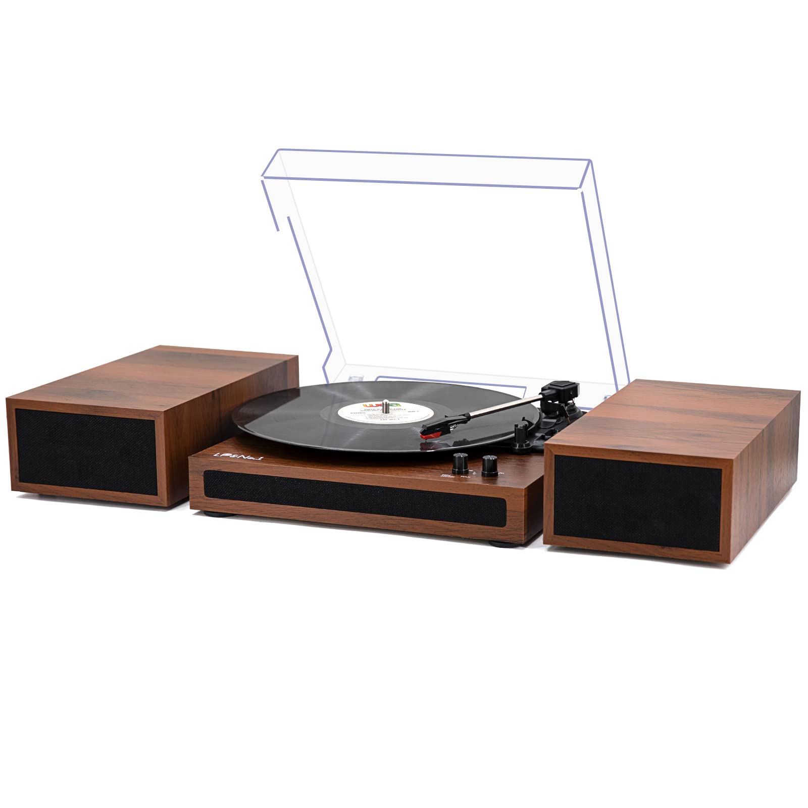 Mua LP&No.1 Vinyl Record Player with Stereo Bookshelf Speakers, 3-Speed ...