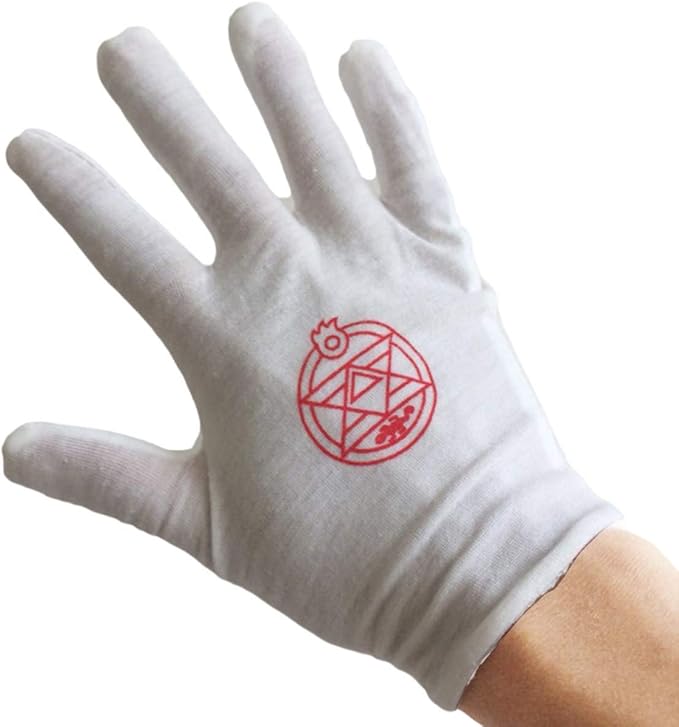 Amazon.com: Fullmetal Alchemist Gloves Men's Roy Mustang One Pair for ...