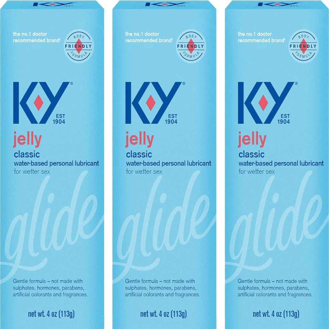 K-Y Jelly Classic Water-Based Body Friendly Formula 4 Fl Oz. Personal ...