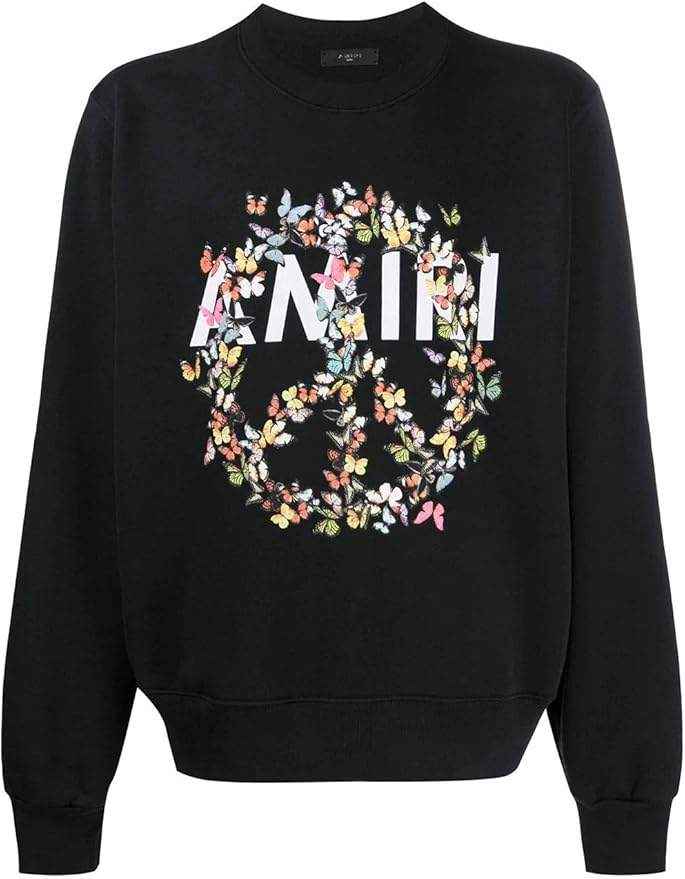 Moda De Lujo | Amiri Hombre Y0M02356TEBLACK Negro Algodon Sudadera ...