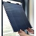 Amazon.com: SANJIAOJIA Blackout Pleated Blind with Suction Cups,Opaque Folding Roller Blind ...