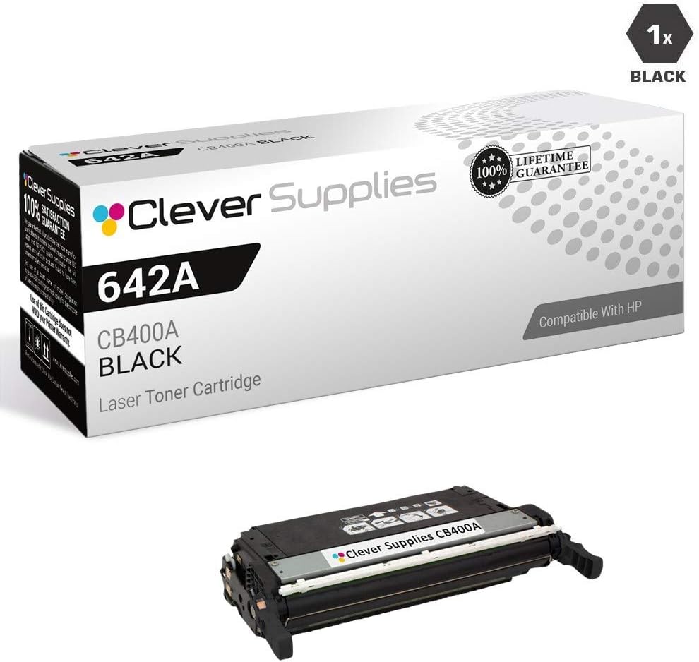 Amazon.com: CS Compatible Toner Cartridge Replacement for HP 642A CB400A Black Color Laserjet ...