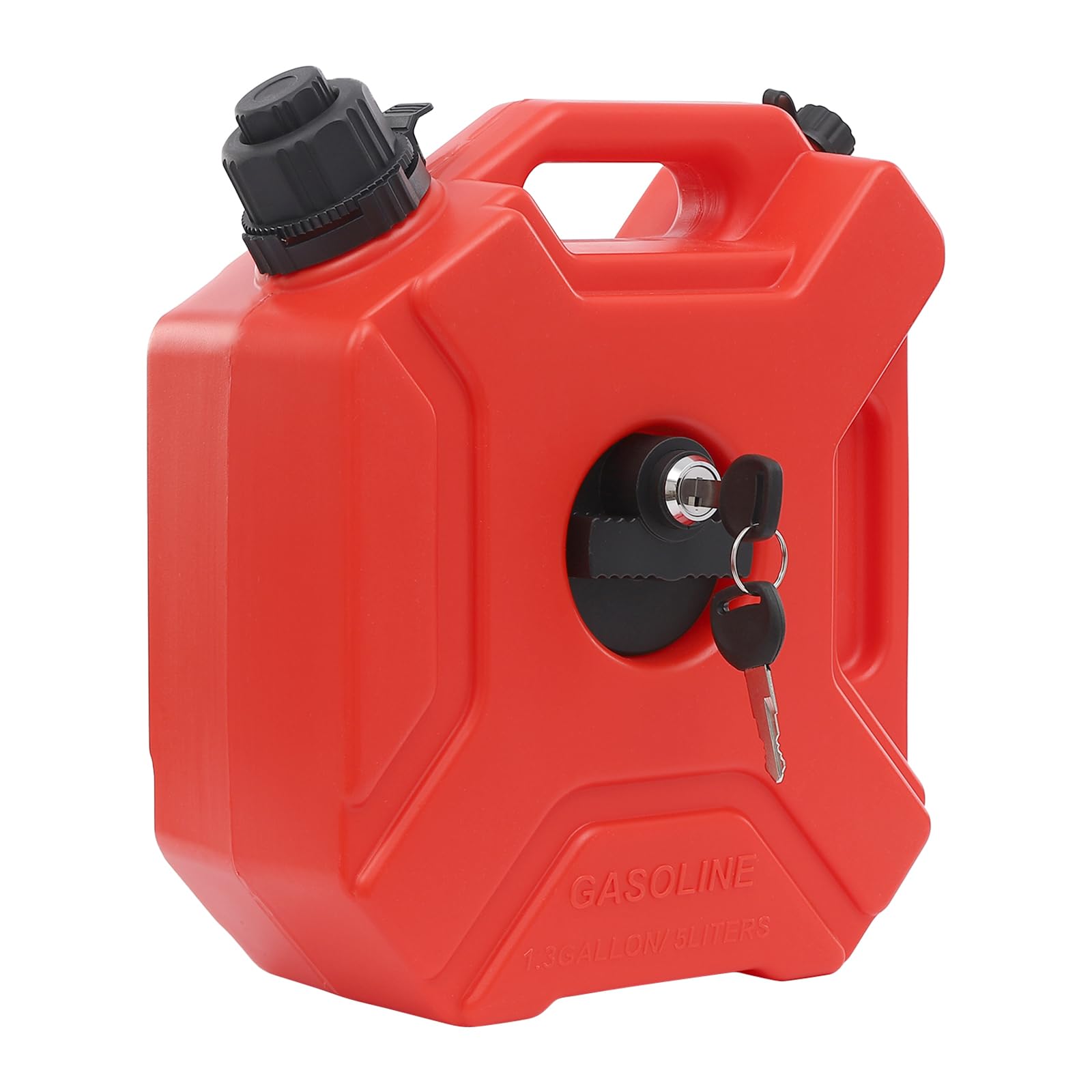 Red 1.3 Gallon Gasoline Pack 11.81” x 9.84” x 4.72” for sale | Denton ...