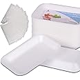 Amazon.com | RIKICACA White Styrofoam Meat Trays (25pcs/Pack - 7.87" x ...