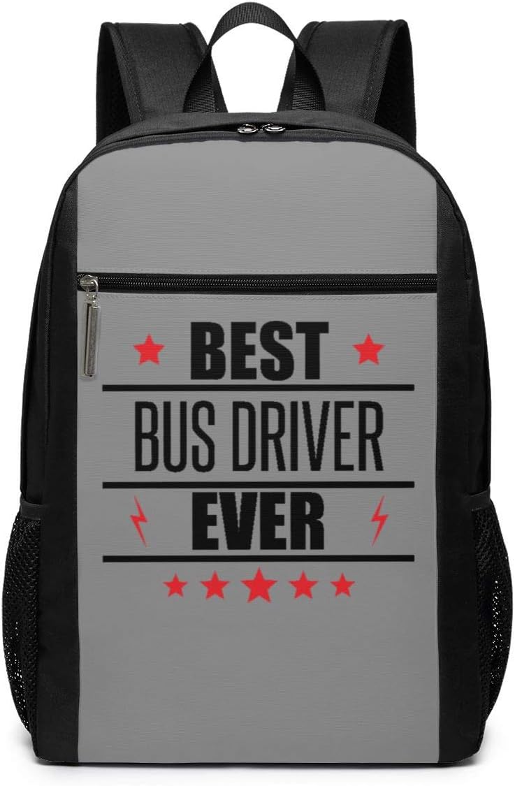 Amazon.com: Worlds Best Bus Driver Ever Backpack 17 Inch Business ...